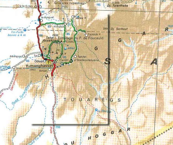 Maps of the Sahara | Sahara Overland
